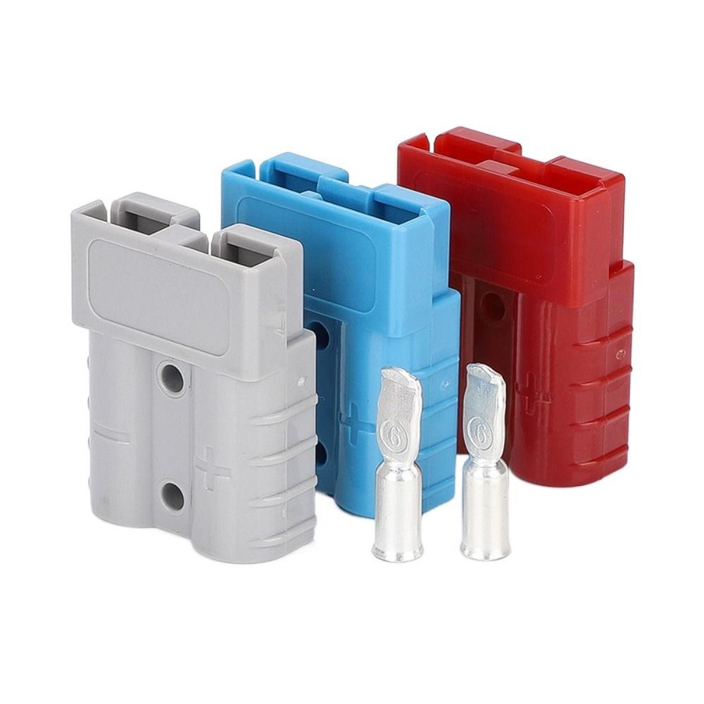 Terminals 50 AMP Plug Cable Terminal 600V Grey Red Quick Plug Connector ...