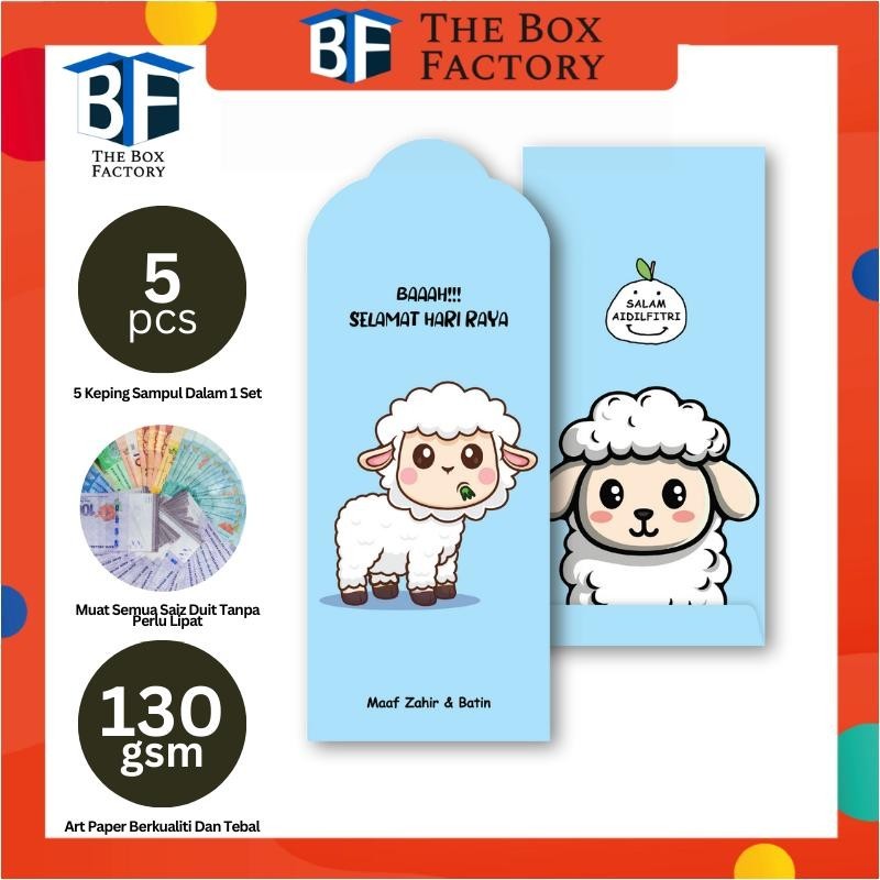 2024 CUTE SAMPUL DUIT RAYA VIRAL (5PCS ) Sampul Exclusive ANG PAU RAYA ...