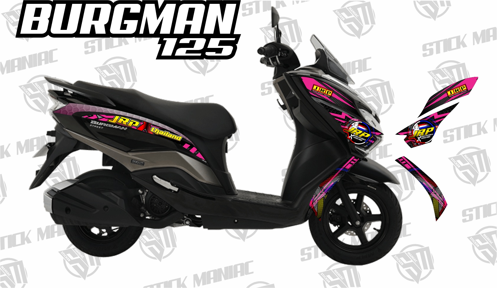 Suzuki Burgman decals,JRP decals | Lazada PH