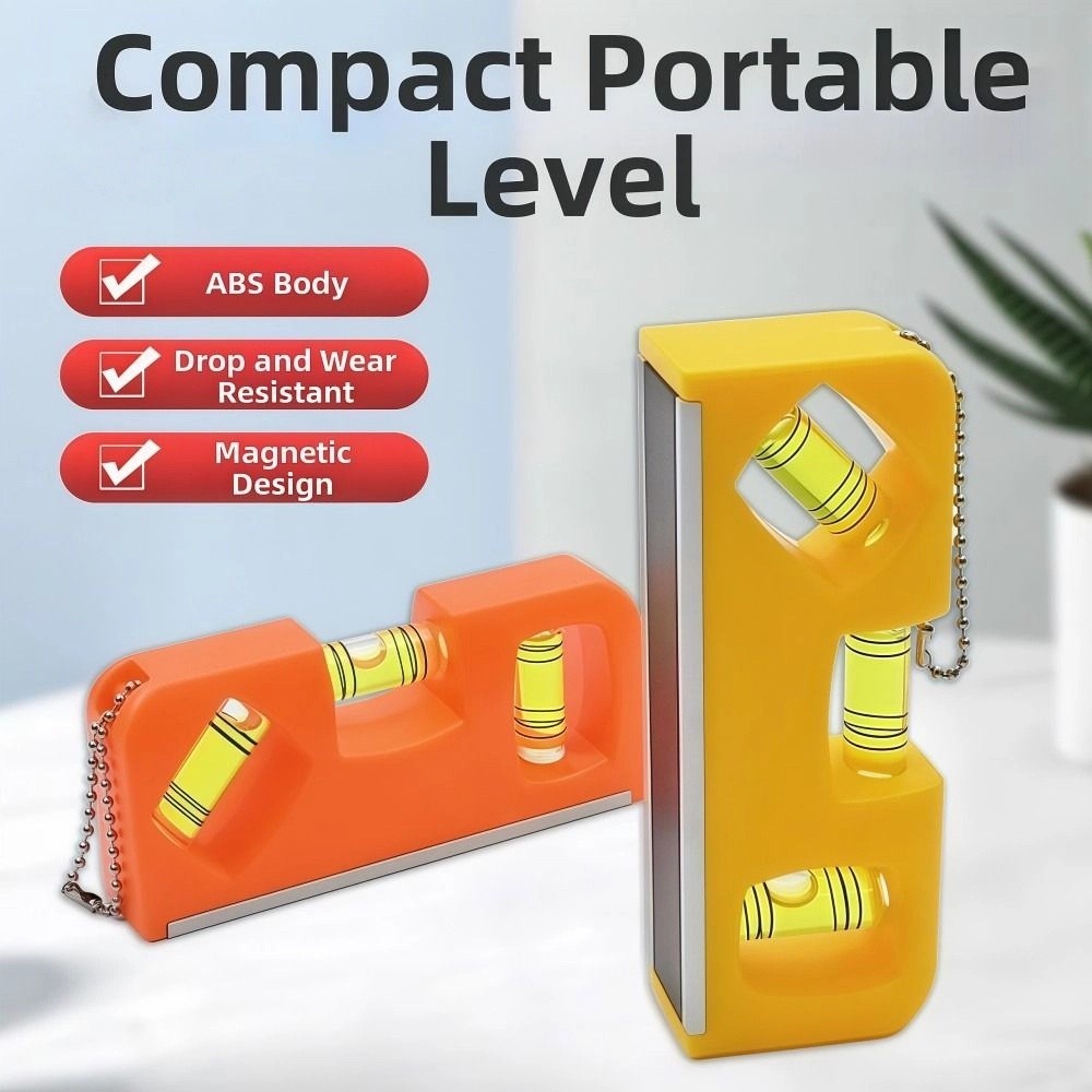 Portable Magnetic Mini Vertical Spirit Levels 4 IN Durable Pocket Level ...