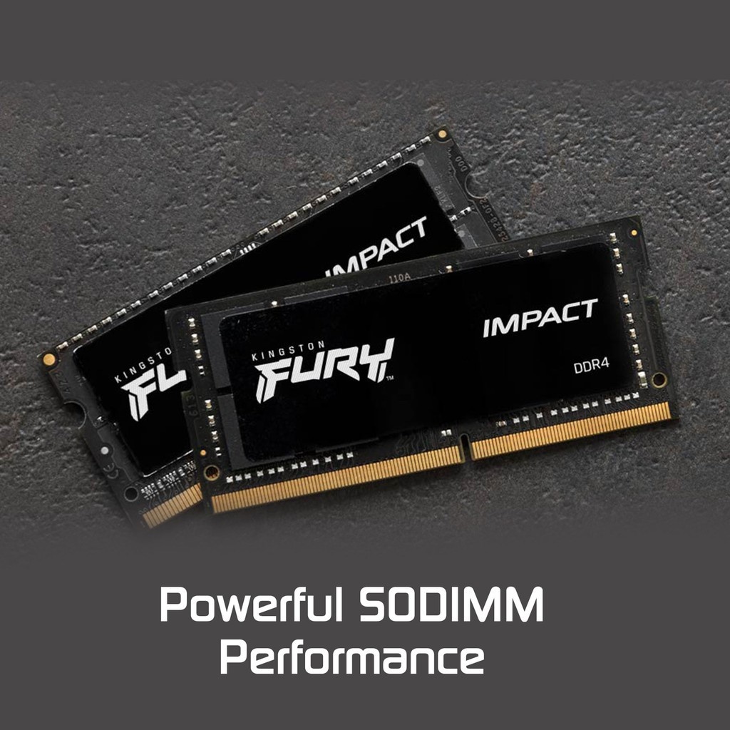 Kingston 16GB 3200MHz DDR4 CL20 Ram SODIMM FURY Impact - (KF432S20IB16) - Kingston Official ...