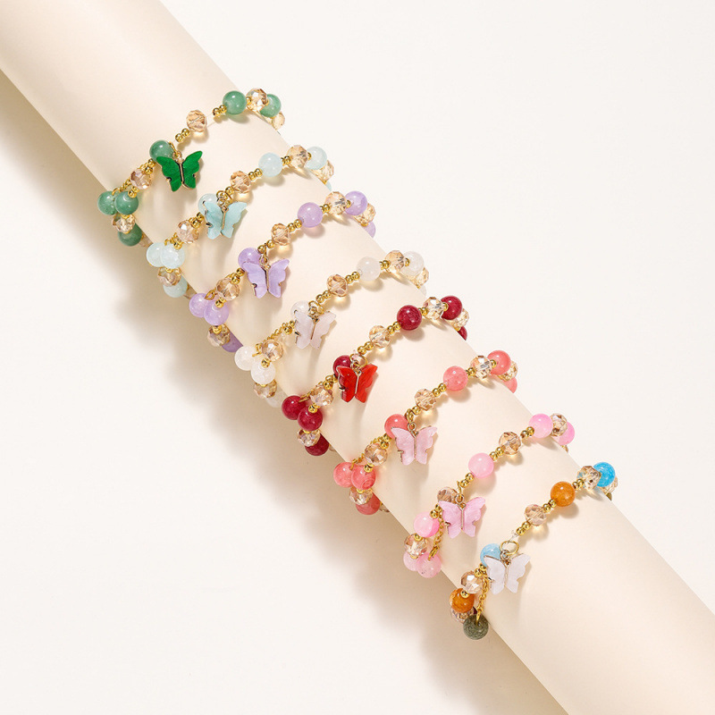 【New arrival】2023 New Imitation Jade Popcorn Butterfly Crystal Glaze ...
