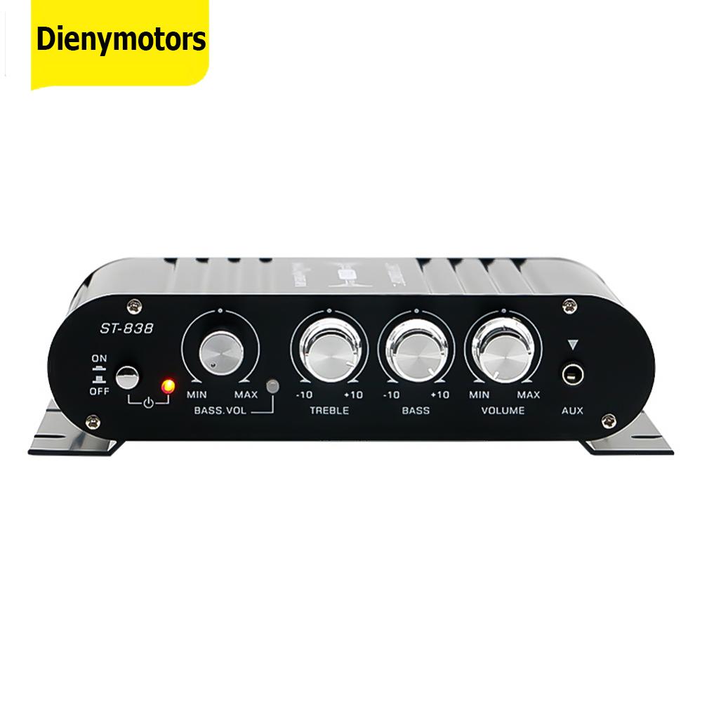 ST-838 HiFi 2.1 Channel Subwoofer Amplifier Bass and Treble Adjustment ...