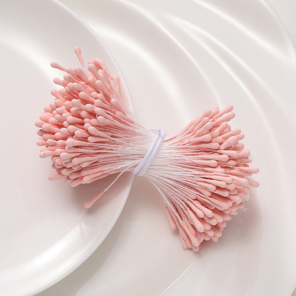 St. kunkka 150pcs/pack 2 * 60mm Double-headed Stamens Artificial Flower ...