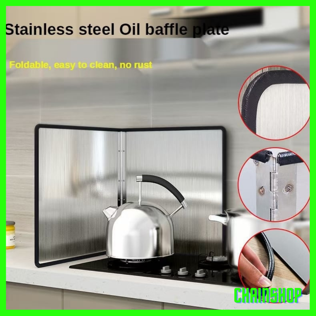 CHAINSHOP [OIL BAFFLE STAINLESS STEEL] stainless steel Kitchen oil ...