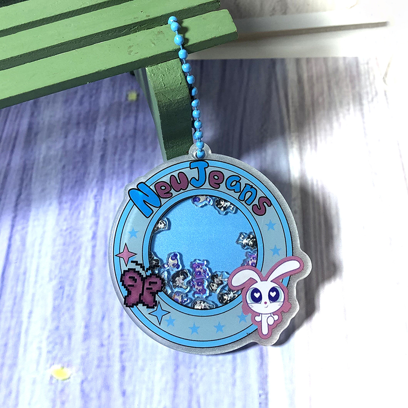 Chiikawa Anime Creative Pendant Cartoon Fish Water Bag Shaker Keychain ...