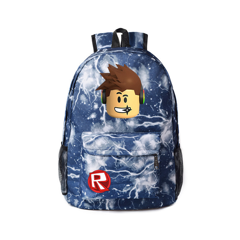 Roblox Canvas Backpacks For Teenagers Children Boys Kids Students ...