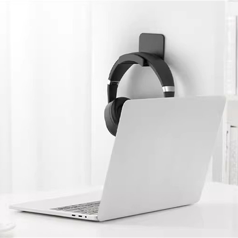 Punch-Free Holder Hook Computer Dual Headset Stand Hanger Under Desk ...