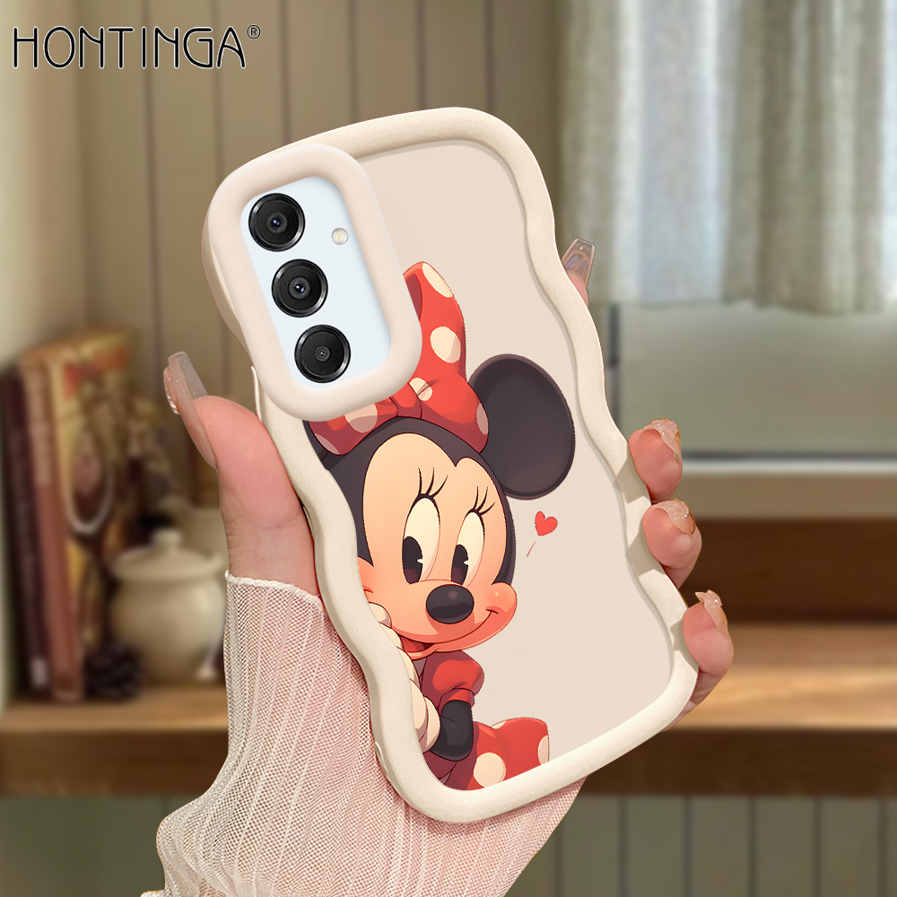 Hontinga for Samsung A16 Back Cover Cartoon Mickey Pattern Luxury Phone ...