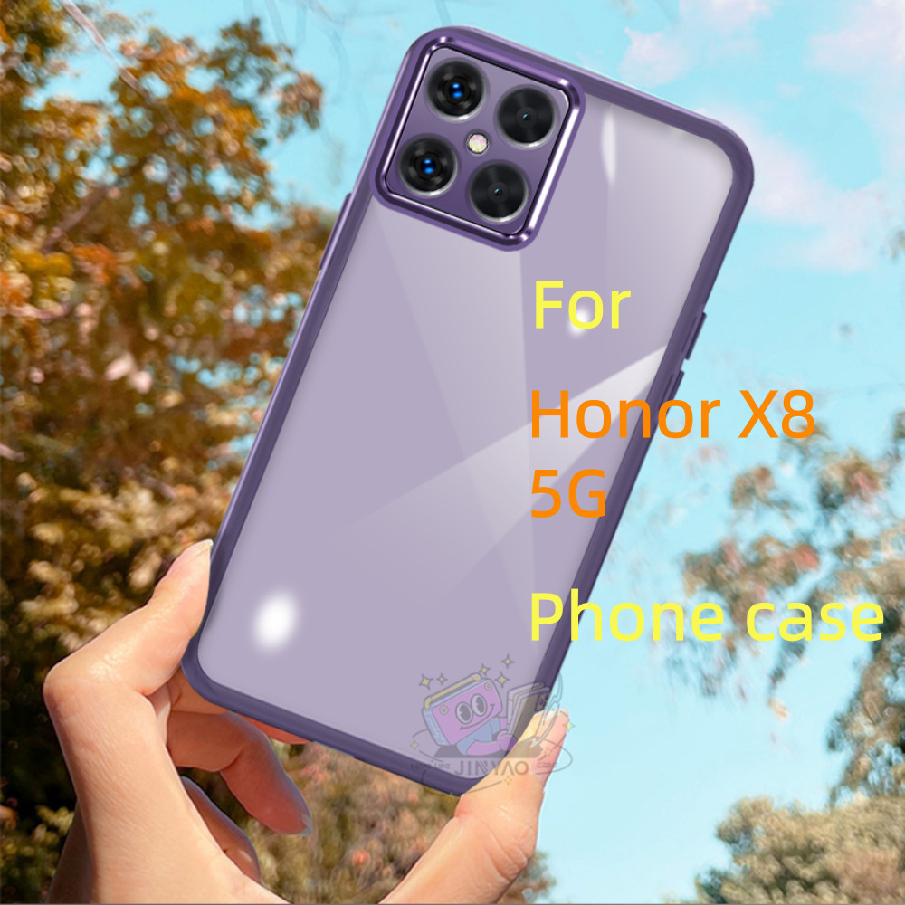 【Public】For Honor X8 5G Phone case transparent Lens protector Stylish ...