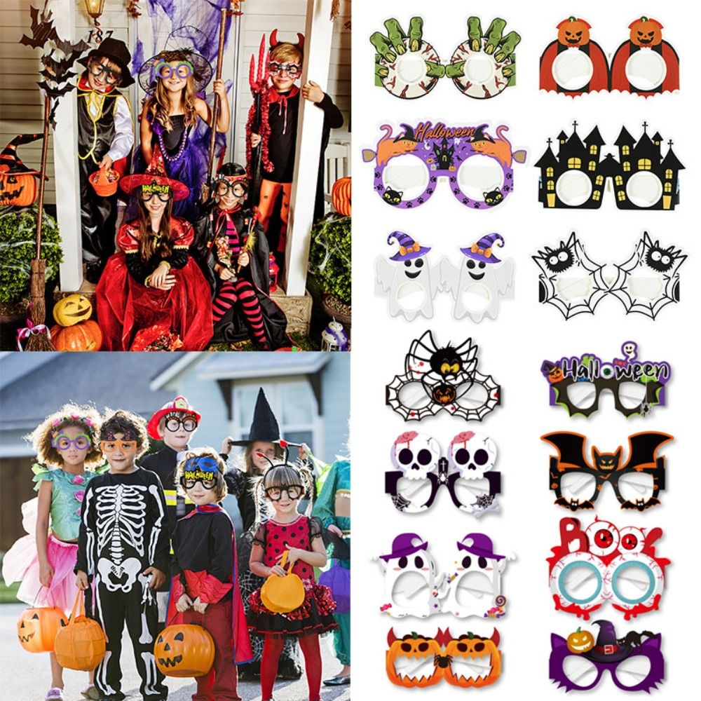 Party Supplies Glasses Frame Halloween Decoration Glasses Photo Props ...