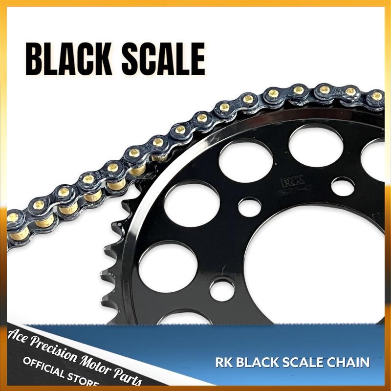 RK BLACK SCALE CHAIN SUPER HEAVY DUTY CHAIN 415HSBT/428HSBT Made in ...