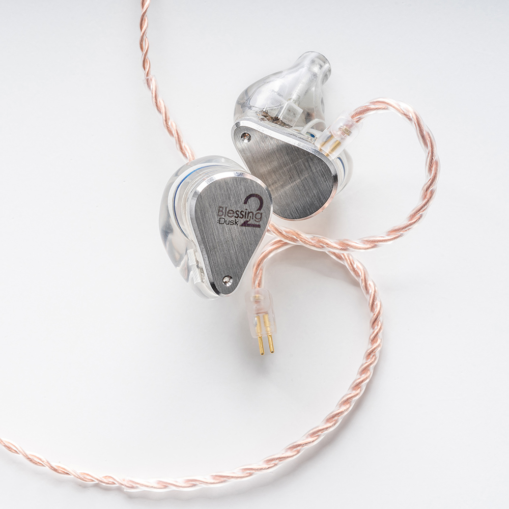 Moondrop Blessing 2 Hybrid Driver 1DD + 4BAหูฟังอินเอียร์IEMพร้อม 2Pin ...