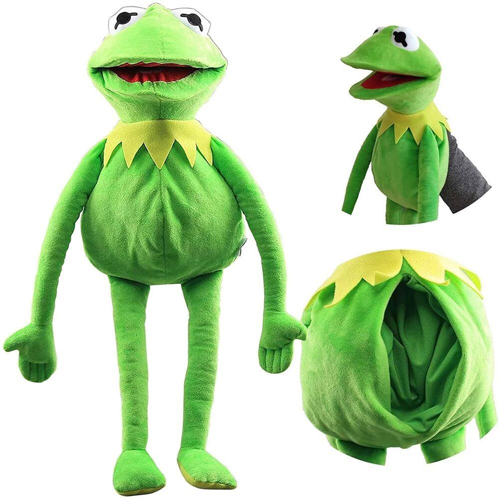 16/40/60CM Sesame-Street For Kids Hand Puppet Kermit Frog Frog Plush ...