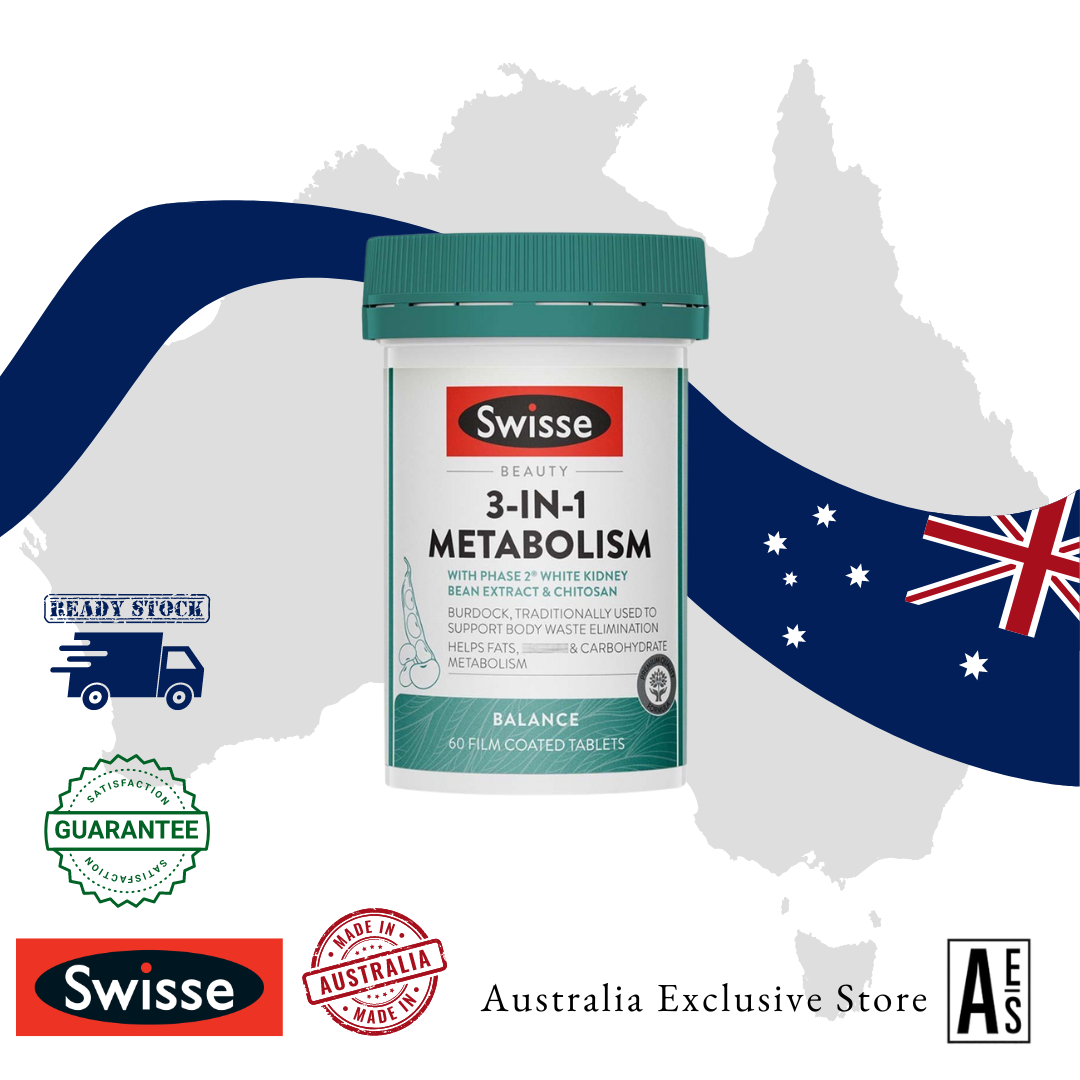 SWISSE 3 in 1 Metabolism (60 tablets) | Lazada