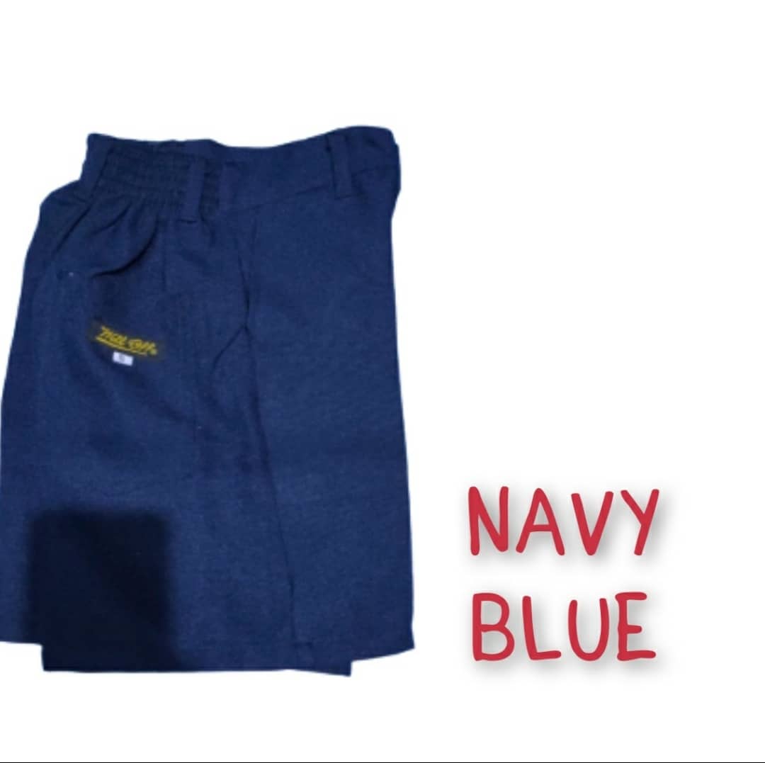 [School Uniform] Kids Half Garterized Plain School Shorts [Boy's ...