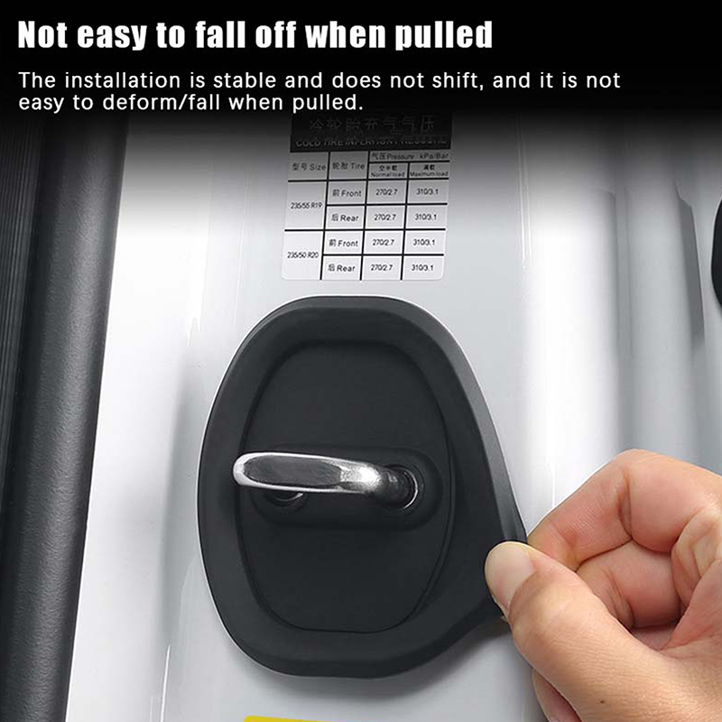 2/4Pcs Car Door Lock Latch Cover Waterproof Car Styling Accessories ...