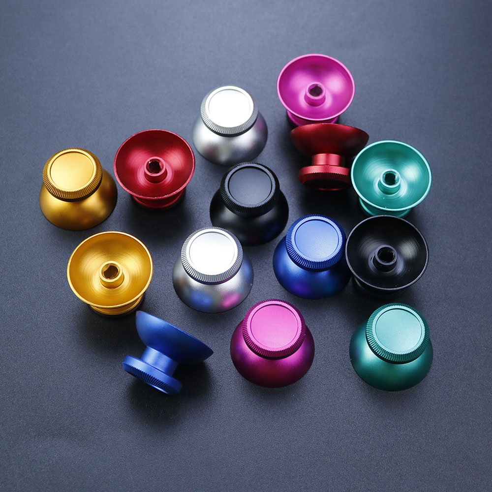 Jcd 2pcs Aluminum Metal 3d Analog Joystick Thumb Grip Cap Replacement ...