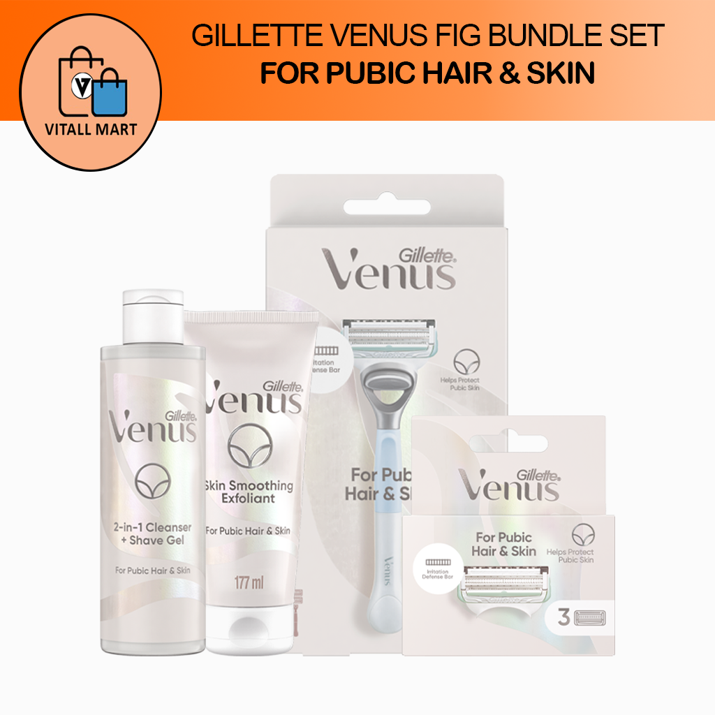 Gillette Venus FIG For Pubic Hair & Skin [Bundle Set] | Lazada Singapore