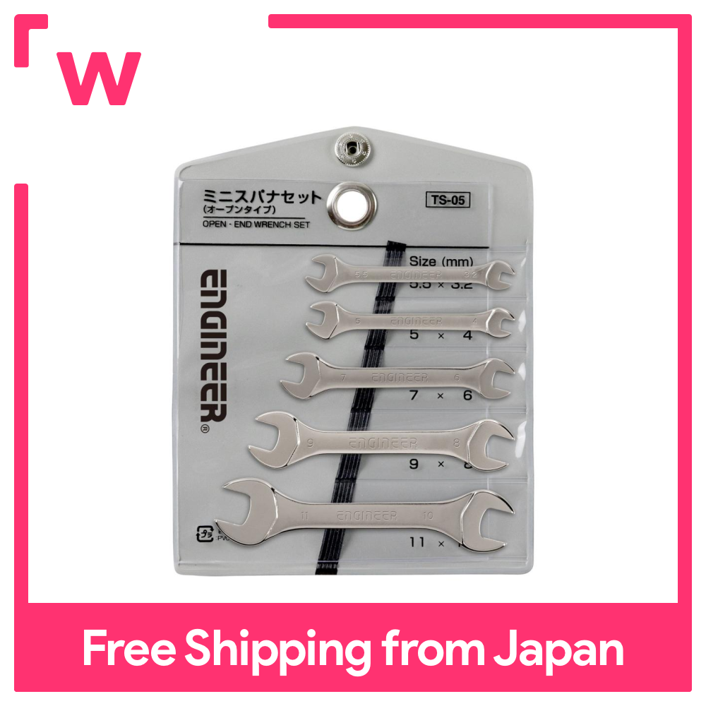 ENGINEER ENGINEER Open spanner set, set of 5 TS-05 | Lazada PH