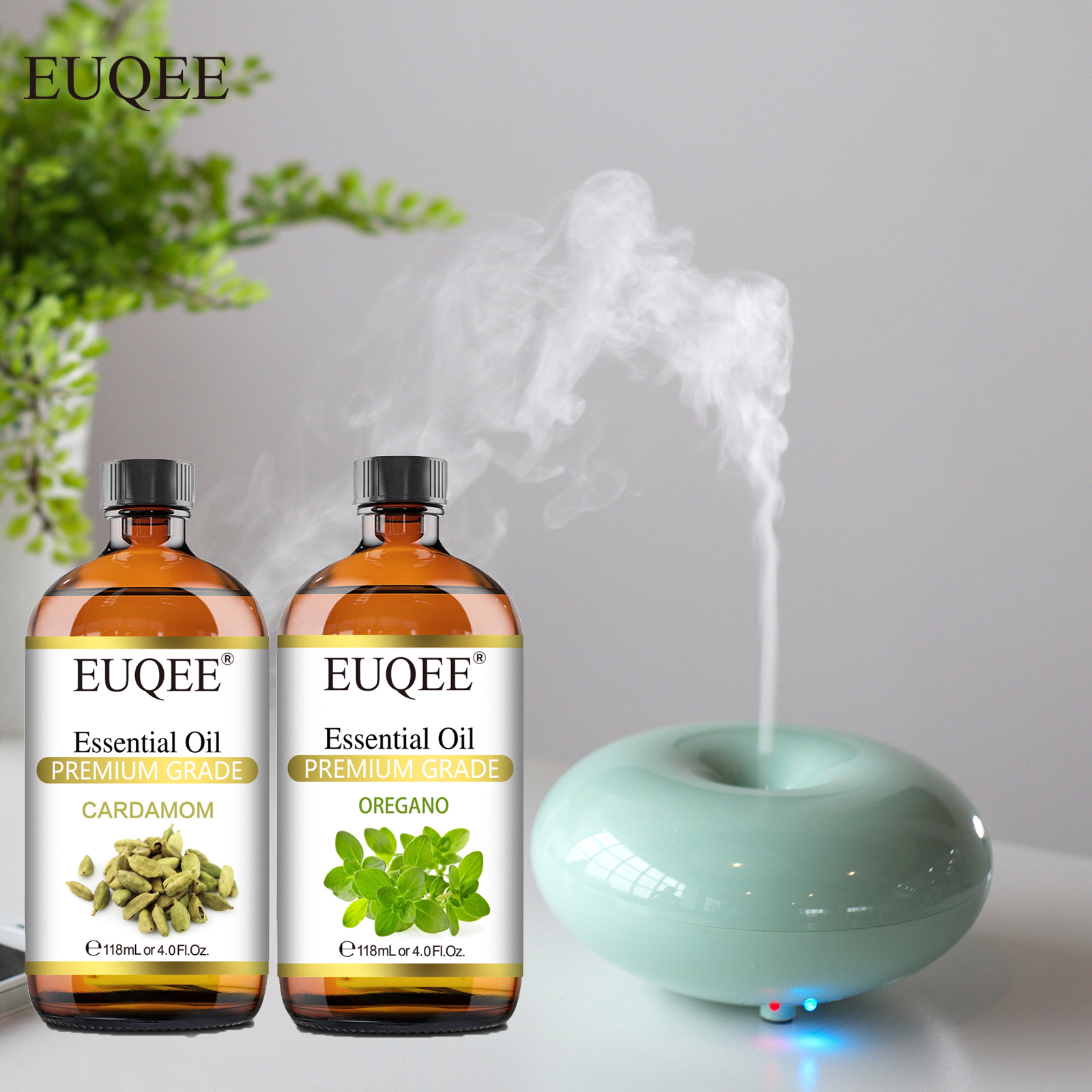 EUQEE Cardamon Essential Oil 118 ml Large Bottle Premium Essential Oils ...