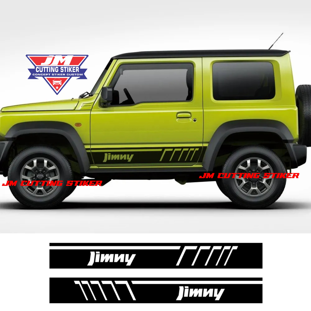 Stiker list mobil jimny stiker striping body bawah mobil jimny | Lazada ...