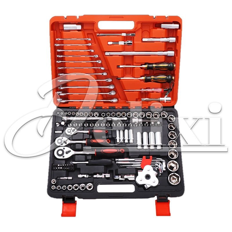 DELIXI ชุดบล็อกประแจ ชุดเครื่องมือช่าง จำนวน 121 pcs Tools Set ชุดเครื่องมือช่างอเนประสงค์ ชุด ...