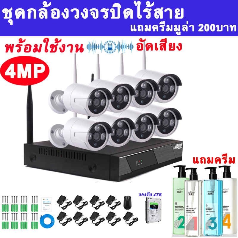 ivision โปรโมชั่น ชุดกล้องวงจรปิดไร้สาย พูดคุยโต้ตอบกันได้ กล้องวงจรปิด ...