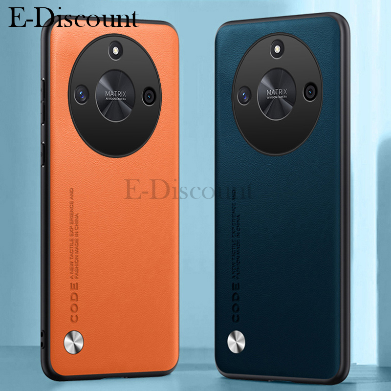 New Phone case Honor X9C Smart Back cover Ultra-Thin Matte Soft Leather ...