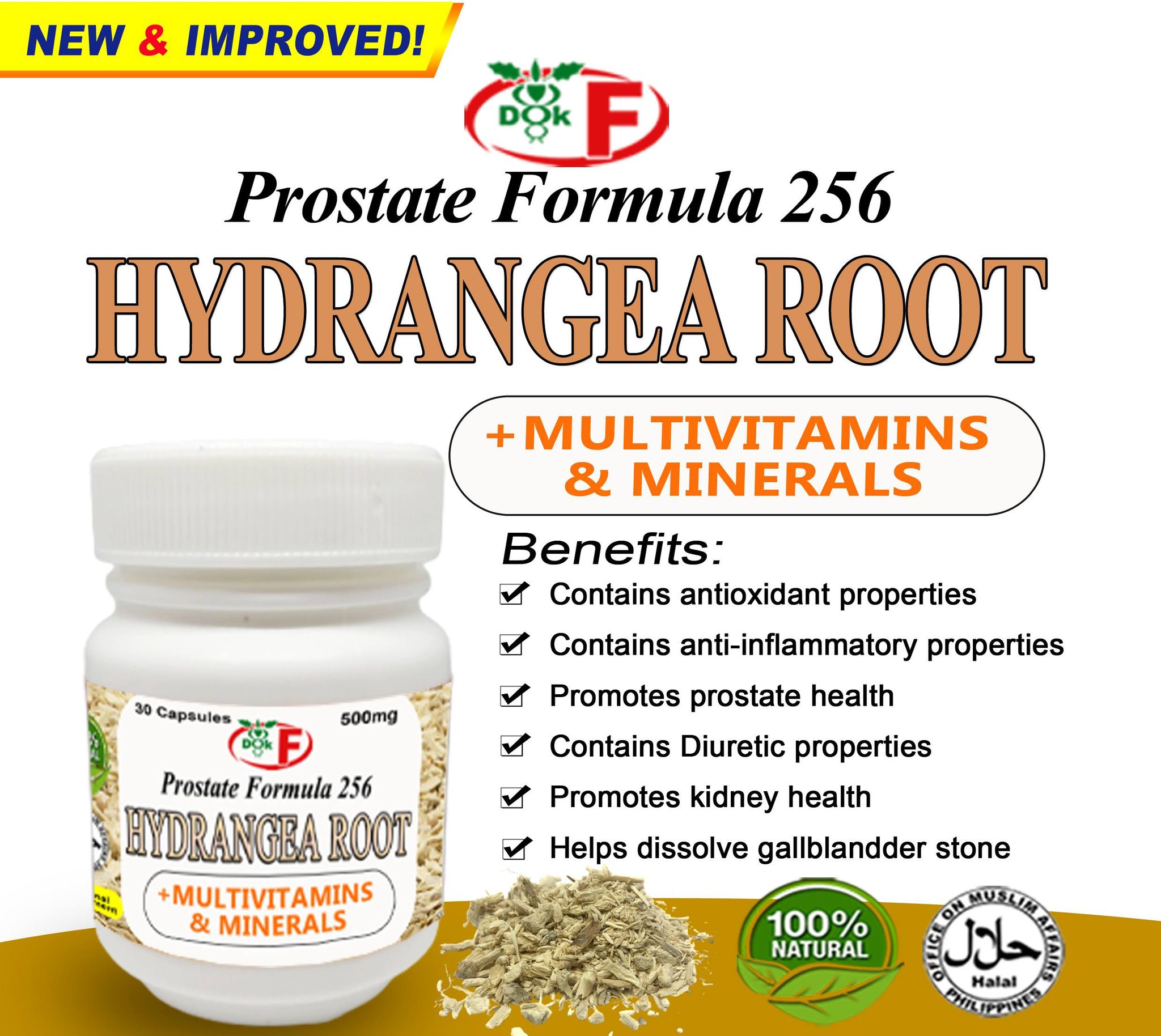 PROSTATE FORMULA 256 HYDRANGEA ROOT CAPSULES (MAIN) | Lazada PH