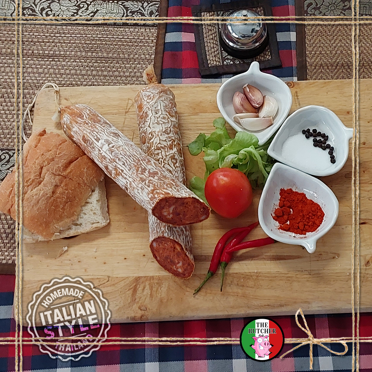 Homemade PEPPERONI Salami | ซาลามี่ช่างฝีมือ | Italian-style cured ...