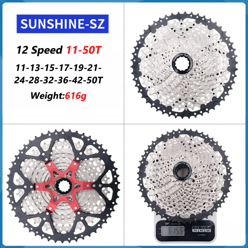 Sunshine Cogs 12 Speed Mountain Bike Cassette Cogs Freewheel 50T 52T ...