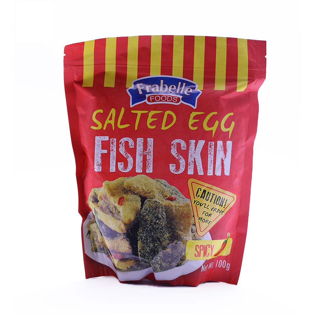 Frabelle Salted Egg Fish Skin Spicy 100g | Lazada PH