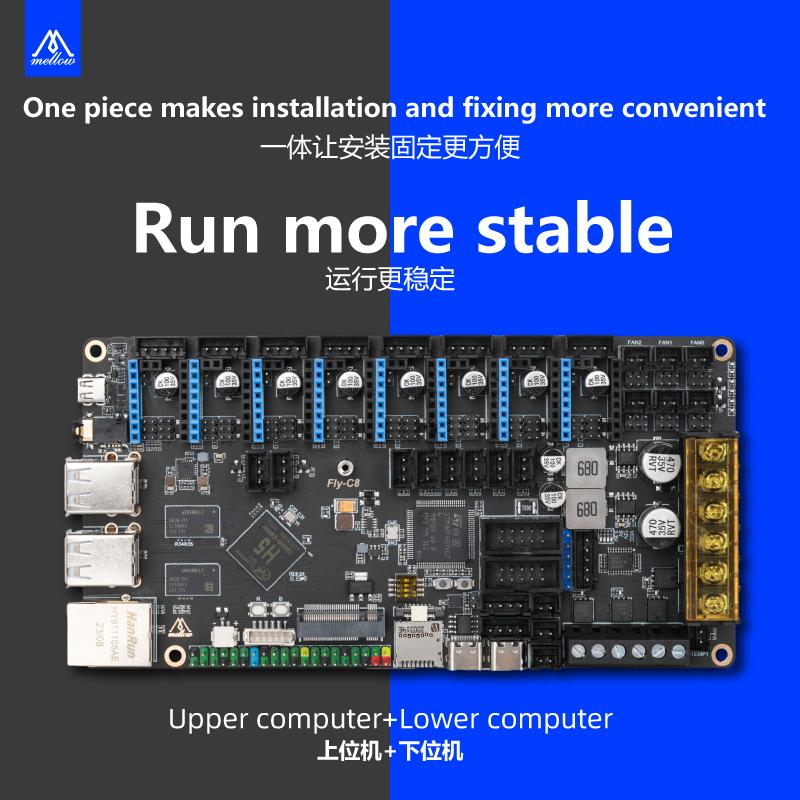 【ByteStore】Mellow Fly-C8 8 Motherboard 32bit With 40pin Gpio Expandable ...