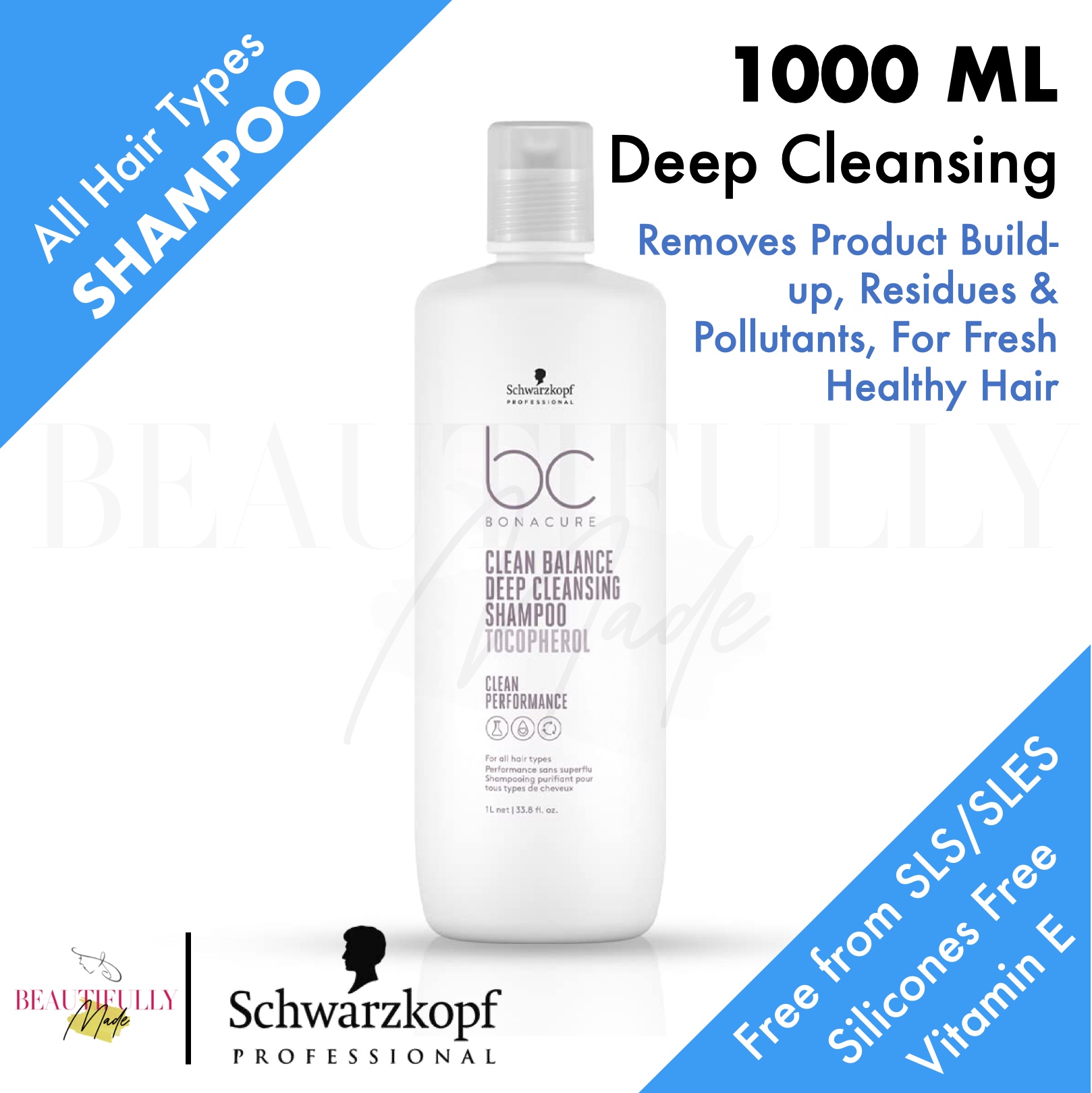 [New] Schwarzkopf BC BONACURE Clean Balance Deep Cleansing Shampoo ...