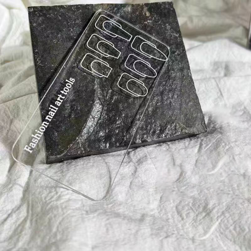 Acrylic Nail Art Training Practice Palette Reusable Transparent ...