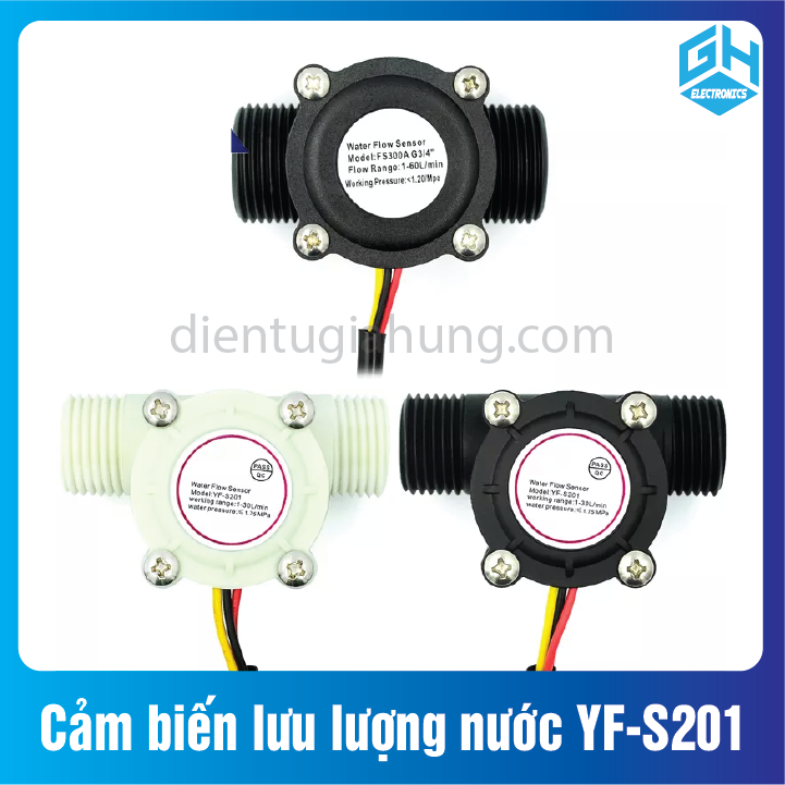 Cảm biến dòng chảy YF-S201-TH086 - MixASale