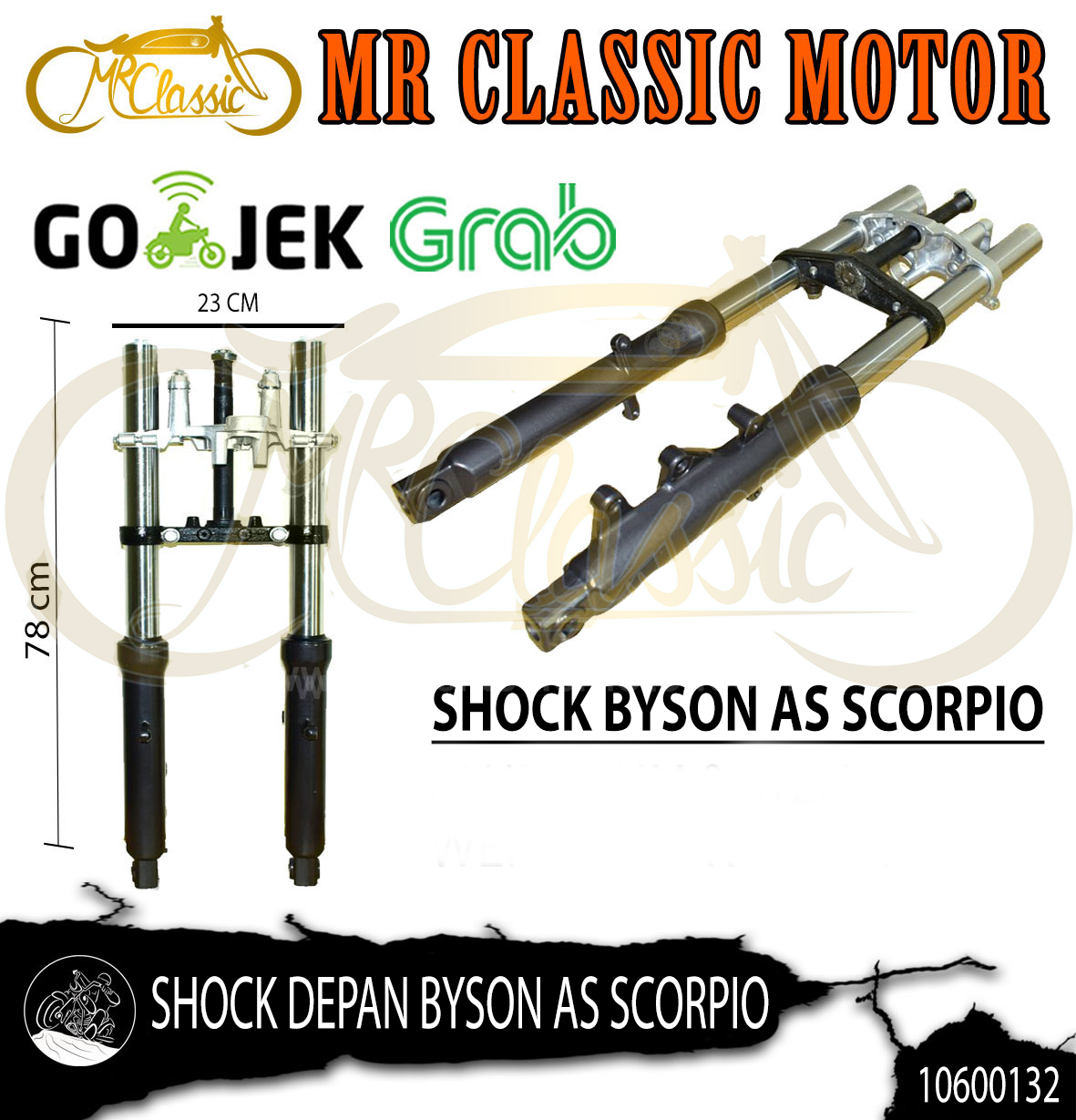 Skok/Shock Depan Byson As Scorpio | Lazada Indonesia