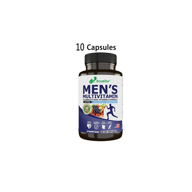 Men's Vitamin Mineral Supplement-Vitamin ABCDEK Magnesium Calcium Zinc ...