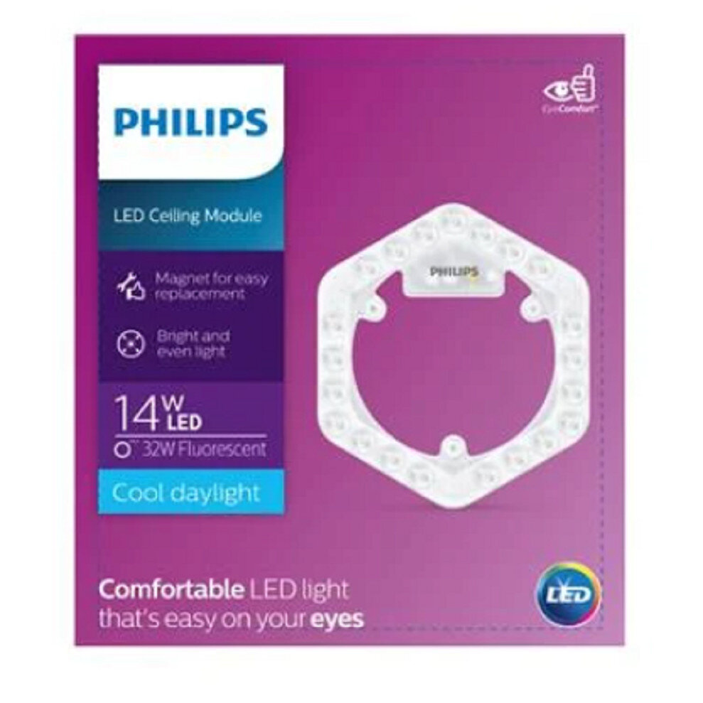 Philips แผงไฟโมดูล โคมเพดานกลม LED Ceiling Module Circle 14W 20W ...