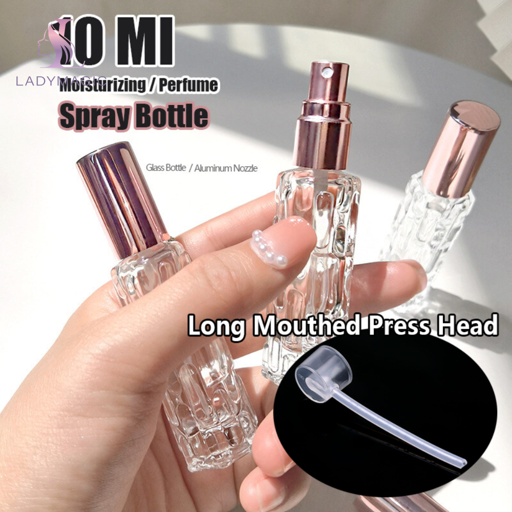 10ml Mini Perfume Spray Bottles Glass Refillable Bottle Portable Travel ...