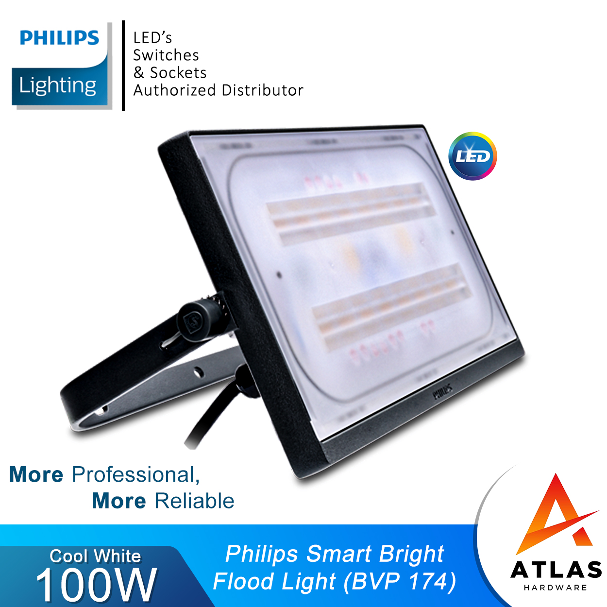 Philips LED Flood Light 100W Smartbright Cool White | Lazada PH