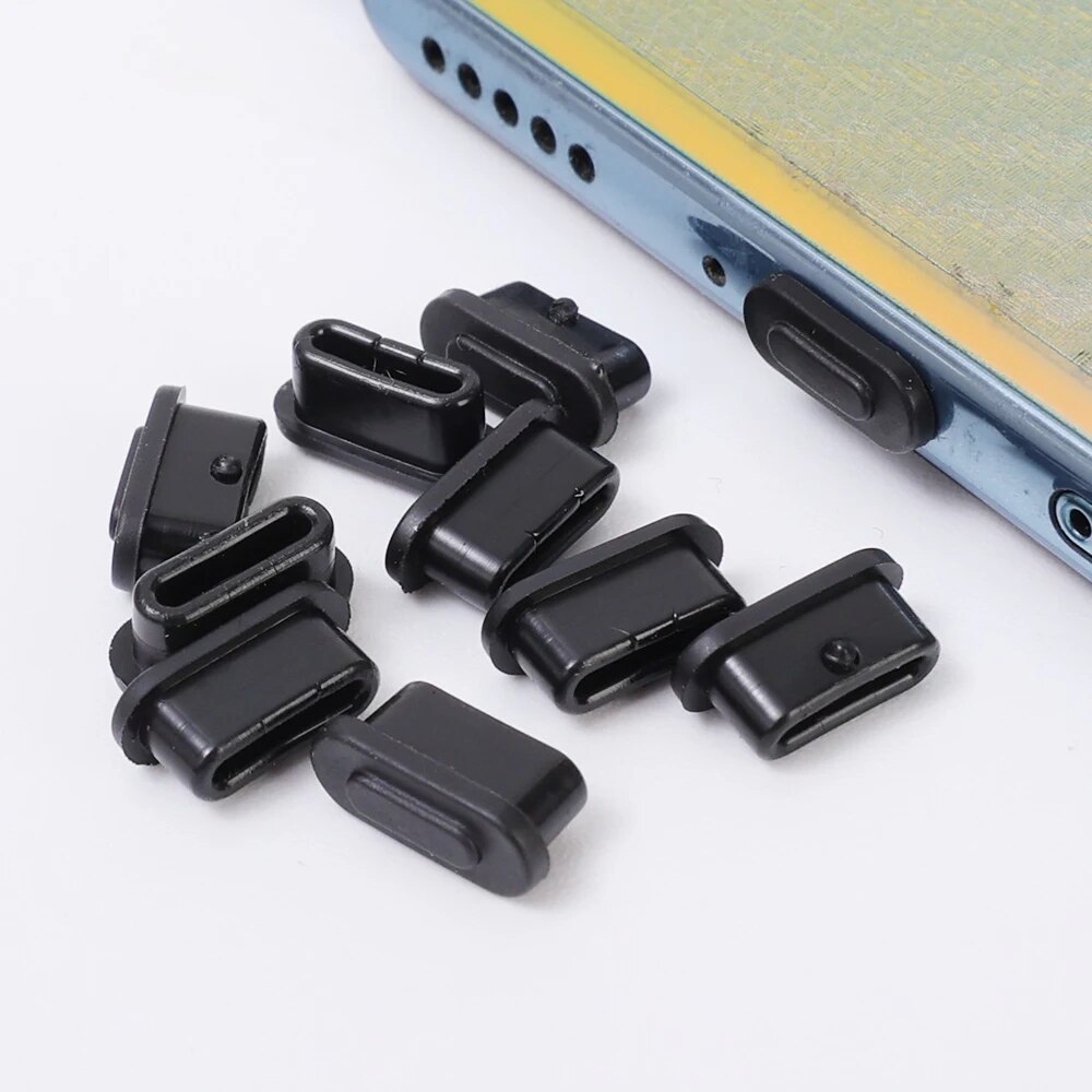 【ZIME】20/10/5Pcs Phone Dust Plugs Type C Anti-dust Plug for Samsung ...