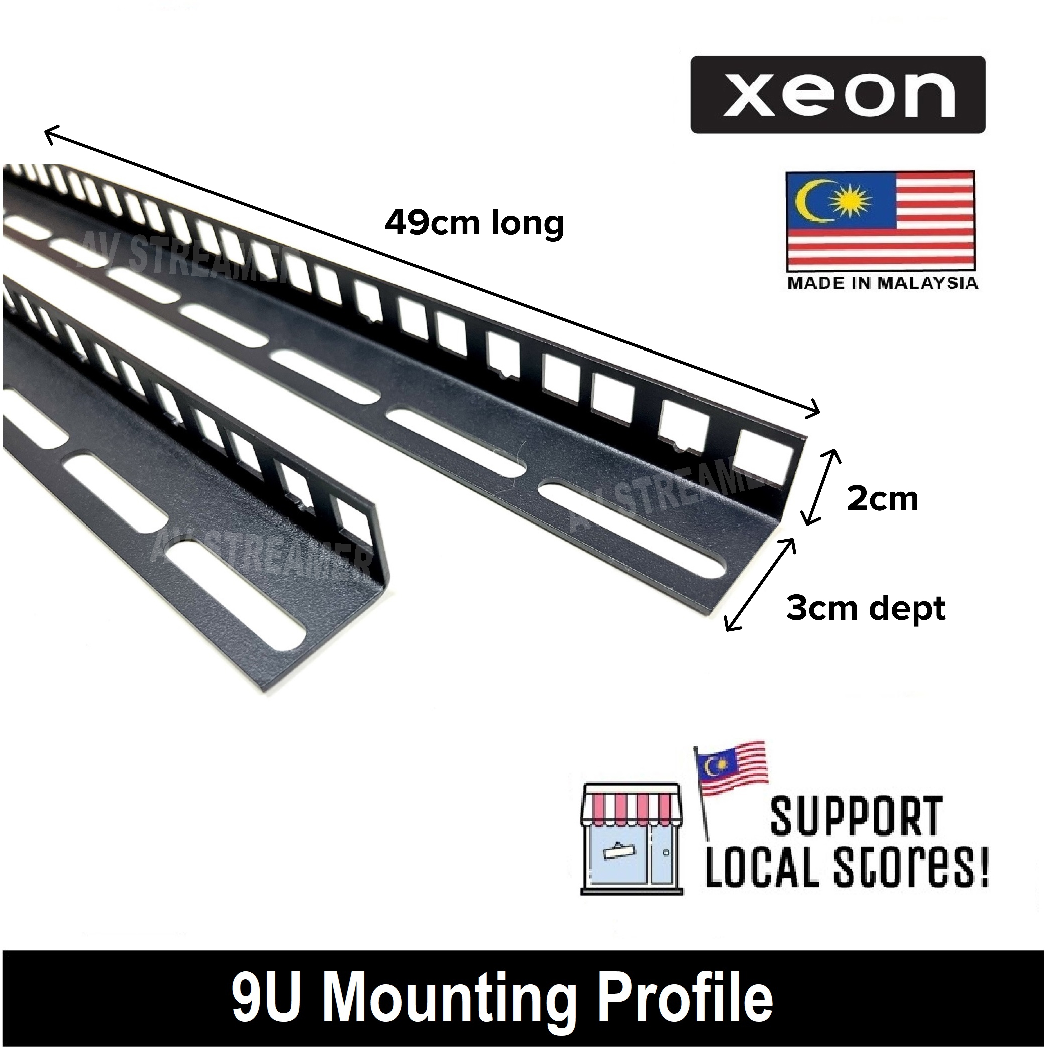 Network 19" Rack Rail 9U | Lazada