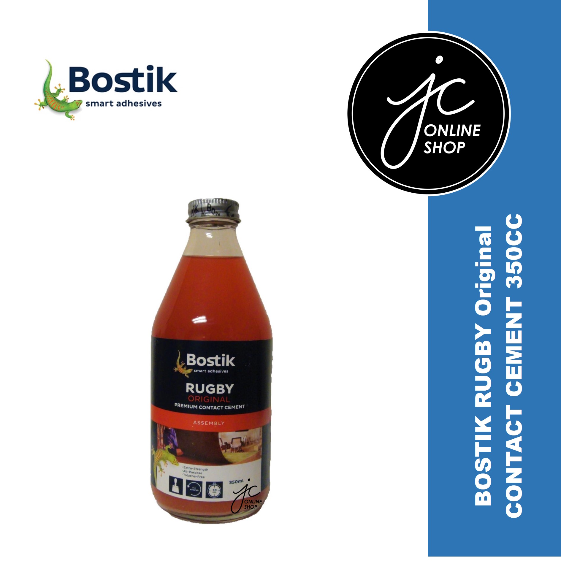 Bostik Rugby Original / Excel Contact Cement Adhesive (300ML) | Lazada PH