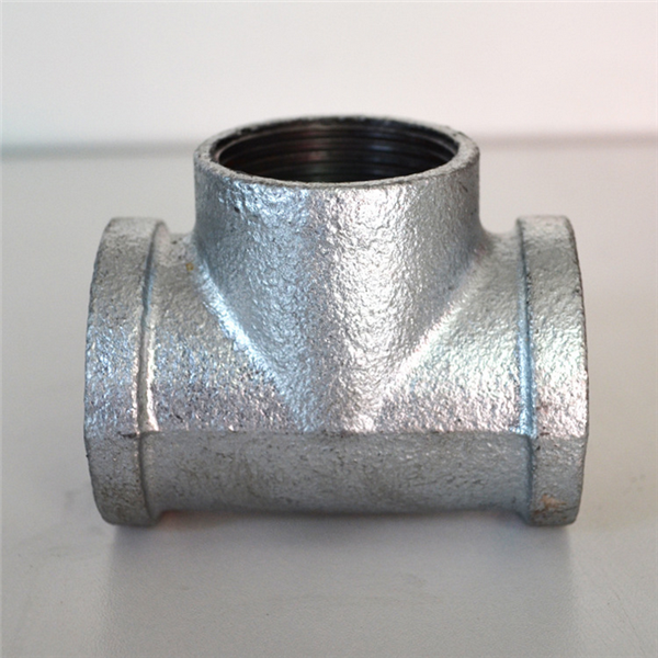 1/2-1" 4 Way Tools DIY Pipe Fitting Connector Tee Malleable Iron ...
