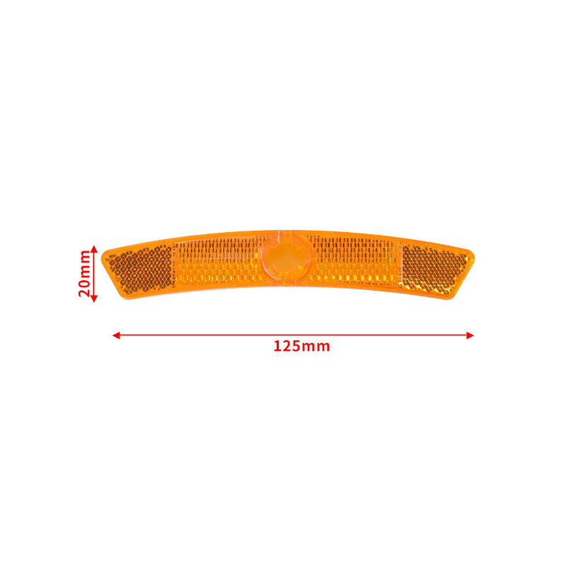 1pcs Rectangle Reflective Reflector Motorcycle Motorbike ATV Scooter ...