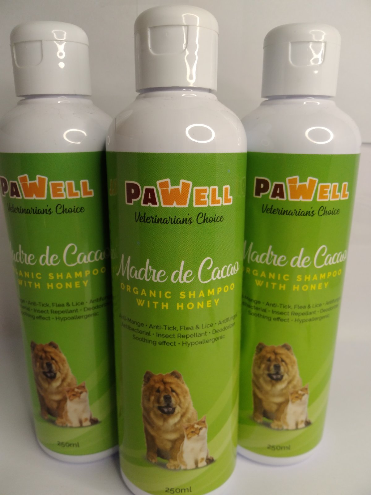 [CL REYES AGRIVET] 3pcs PAWELL Madre De Cacao Organic Shampoo with ...