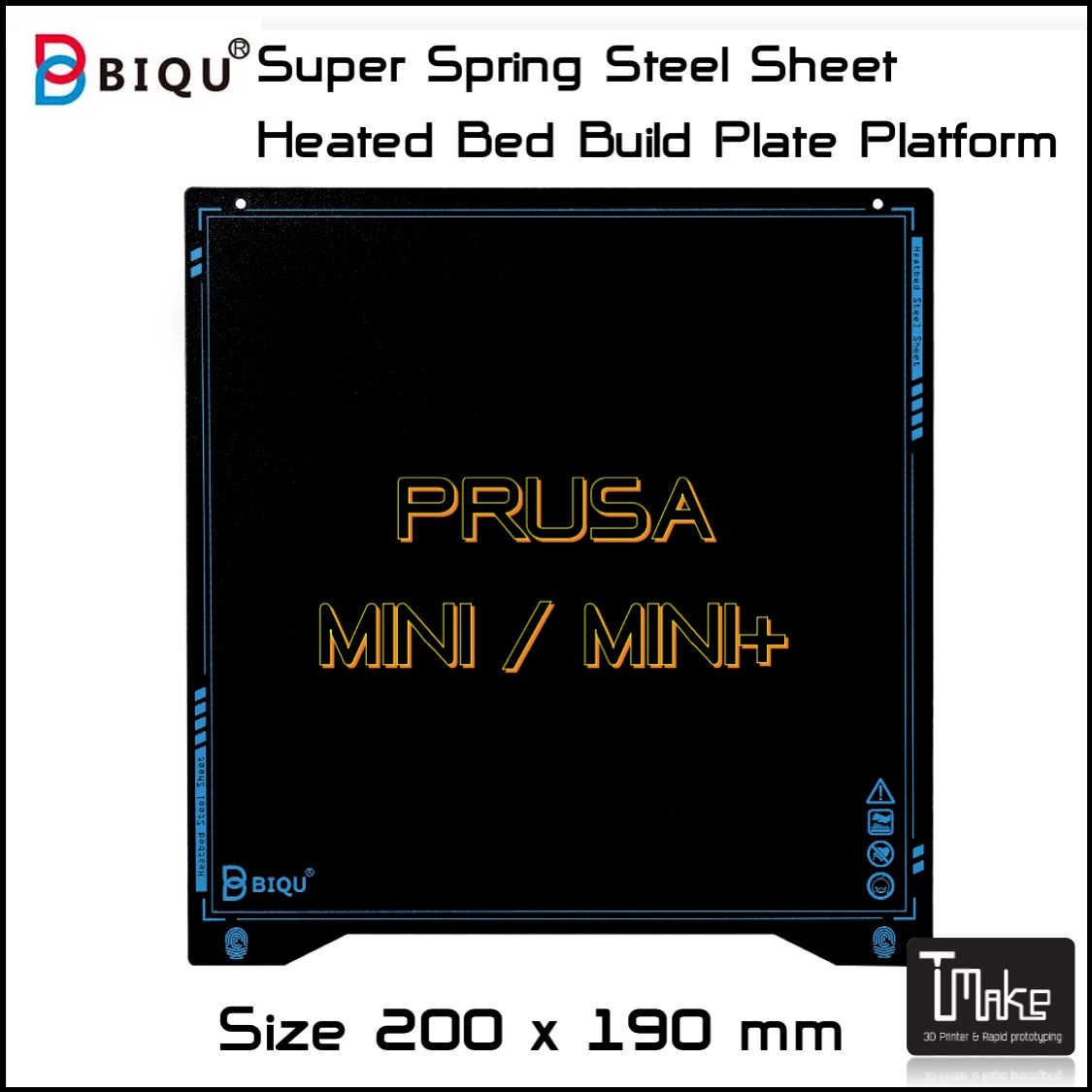 BIQU SSS B1 Super Spring Steel Sheet Heatbed Platform Steel Plate PEI ...