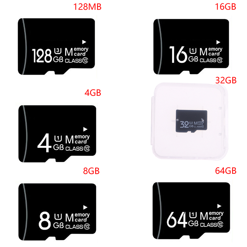 Micro TF SD Card 128MB 4GB 8MB 16MB 32MB 64MB SD Card Memory Card For ...